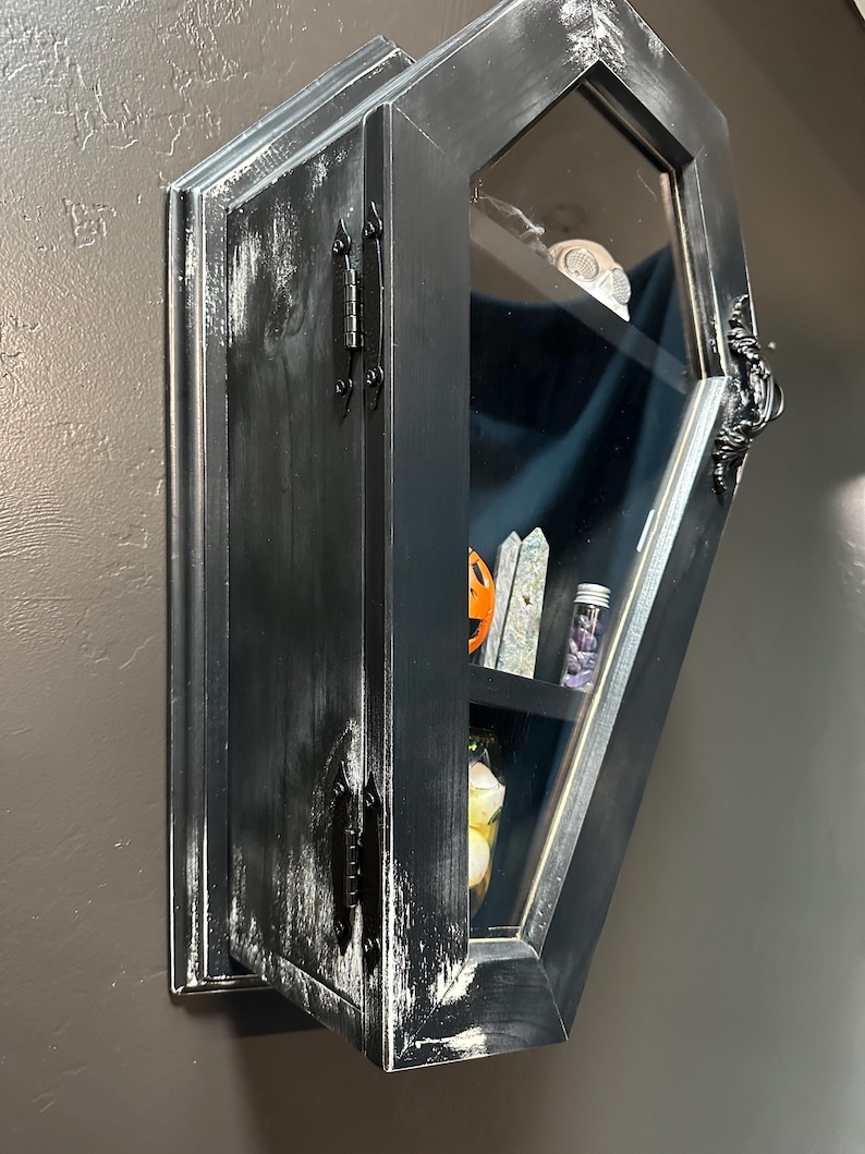 Handcrafted Gothic Display Coffin Cabinet - Etsy