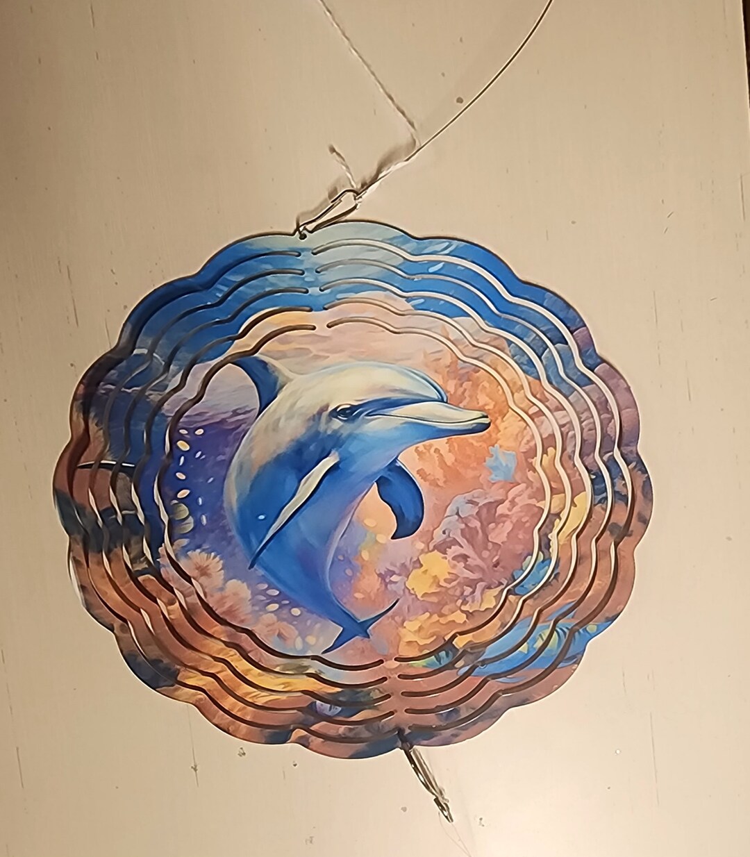Dolphin Wind Spinner - Etsy