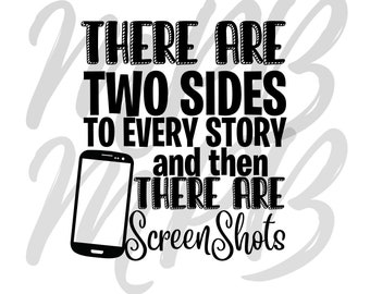 There is Two Sides Svg - Etsy
