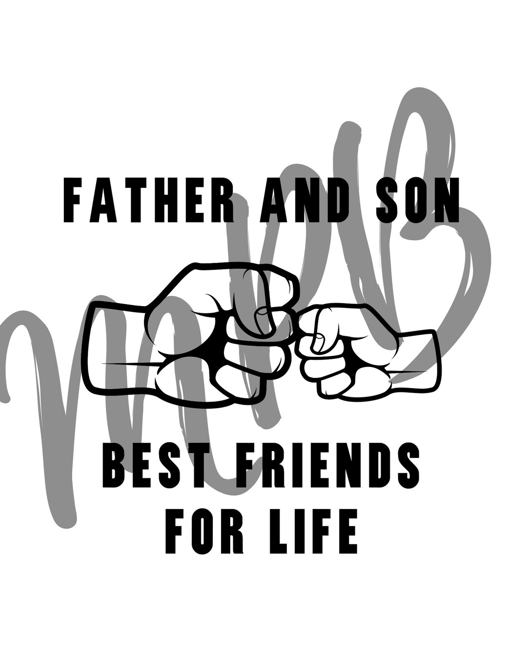 Father and Son SVG PNG - Etsy