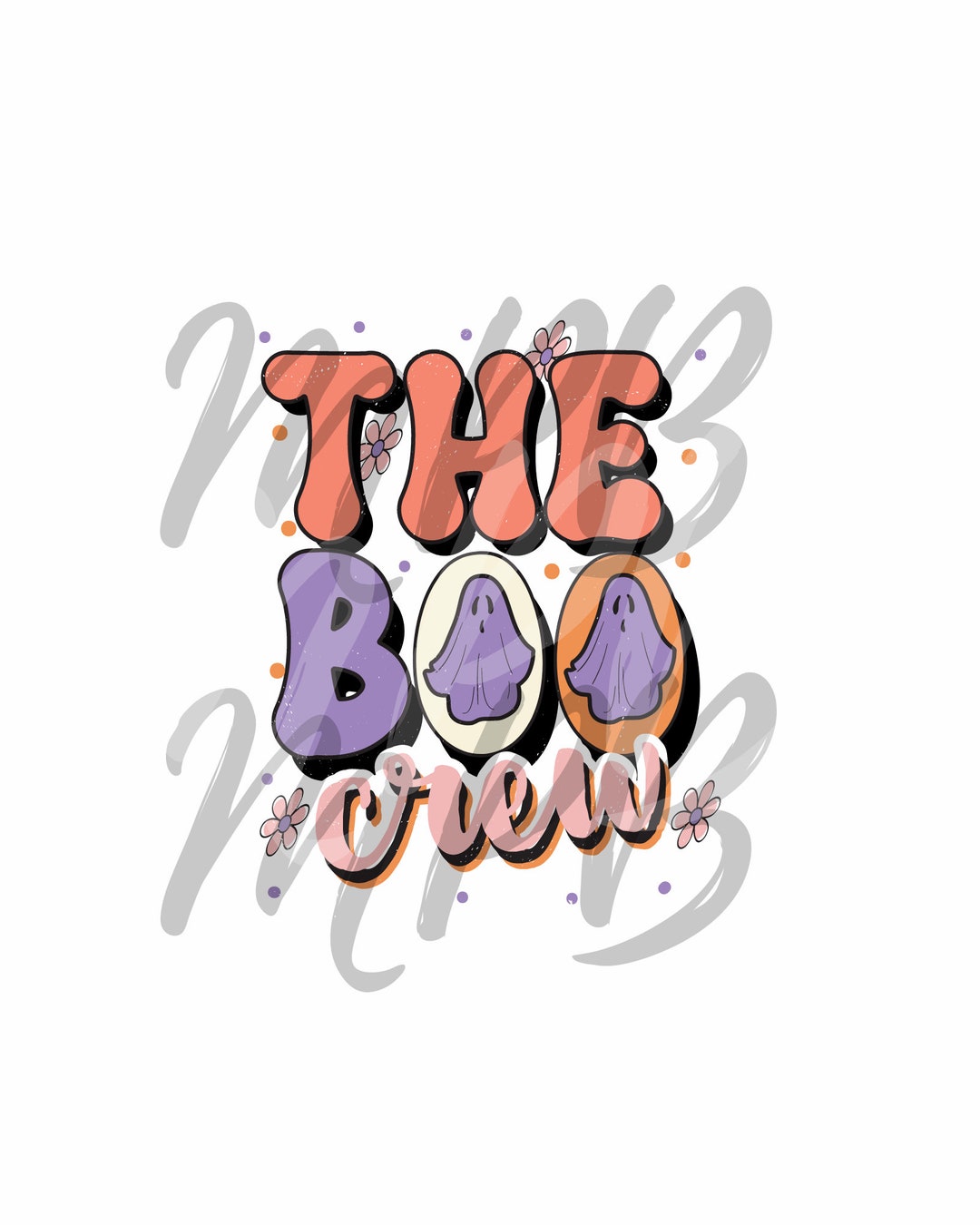 Boo Crew PNG - Etsy