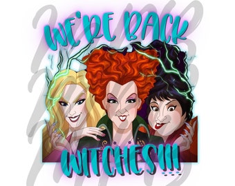 We Are Are Back Witches Svg - Etsy