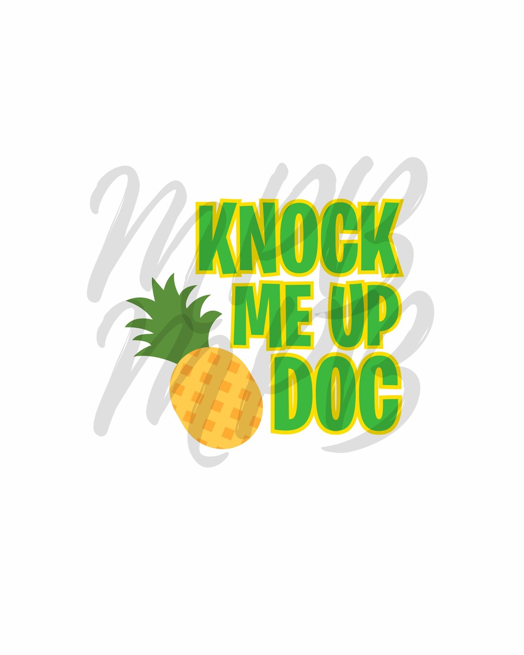 Knock Me up Doc PNG and SVG - Etsy