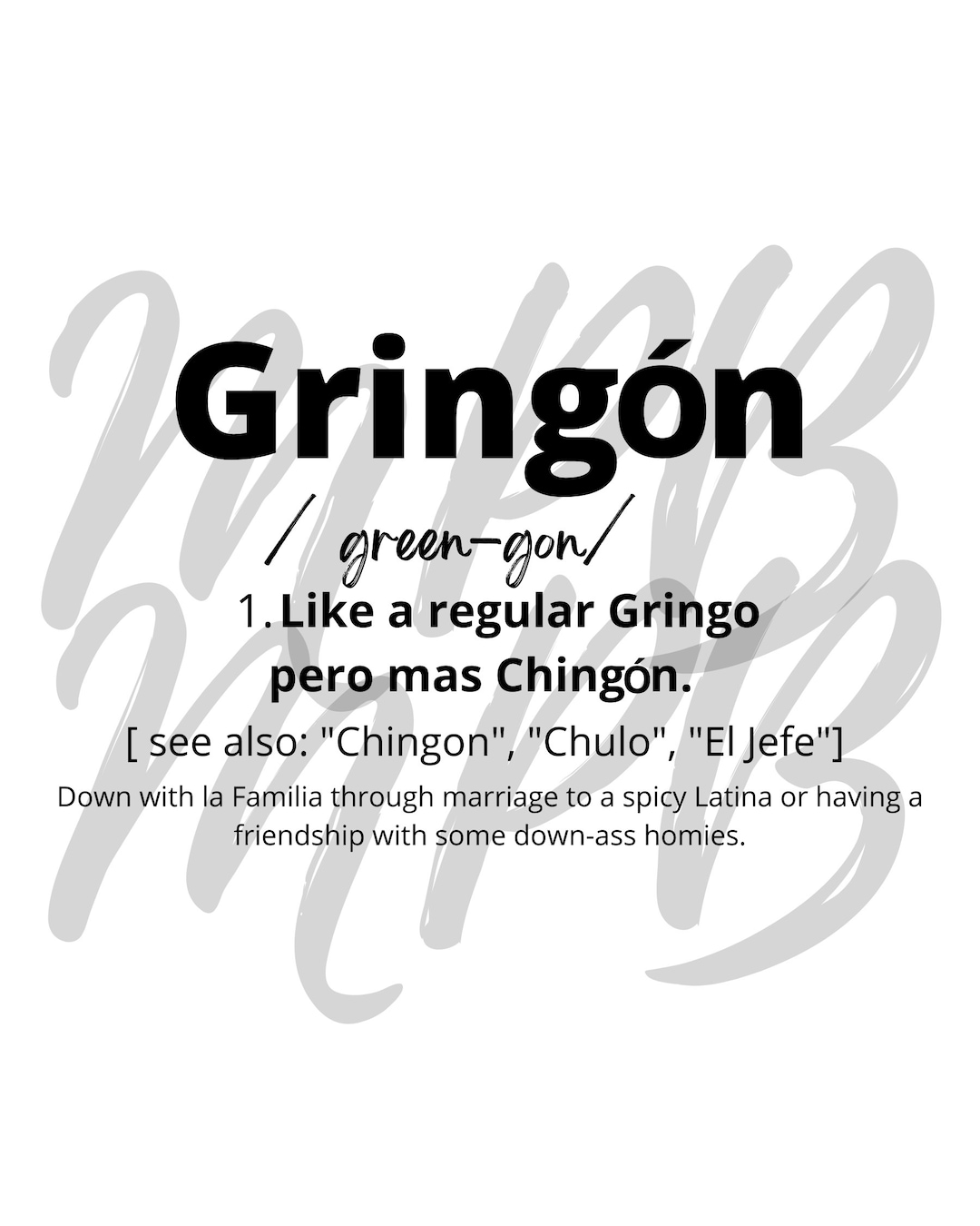 Gringon (in Black and White) - Etsy