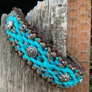 Western Beaded Dog Collar- Barrel Racer - Etsy