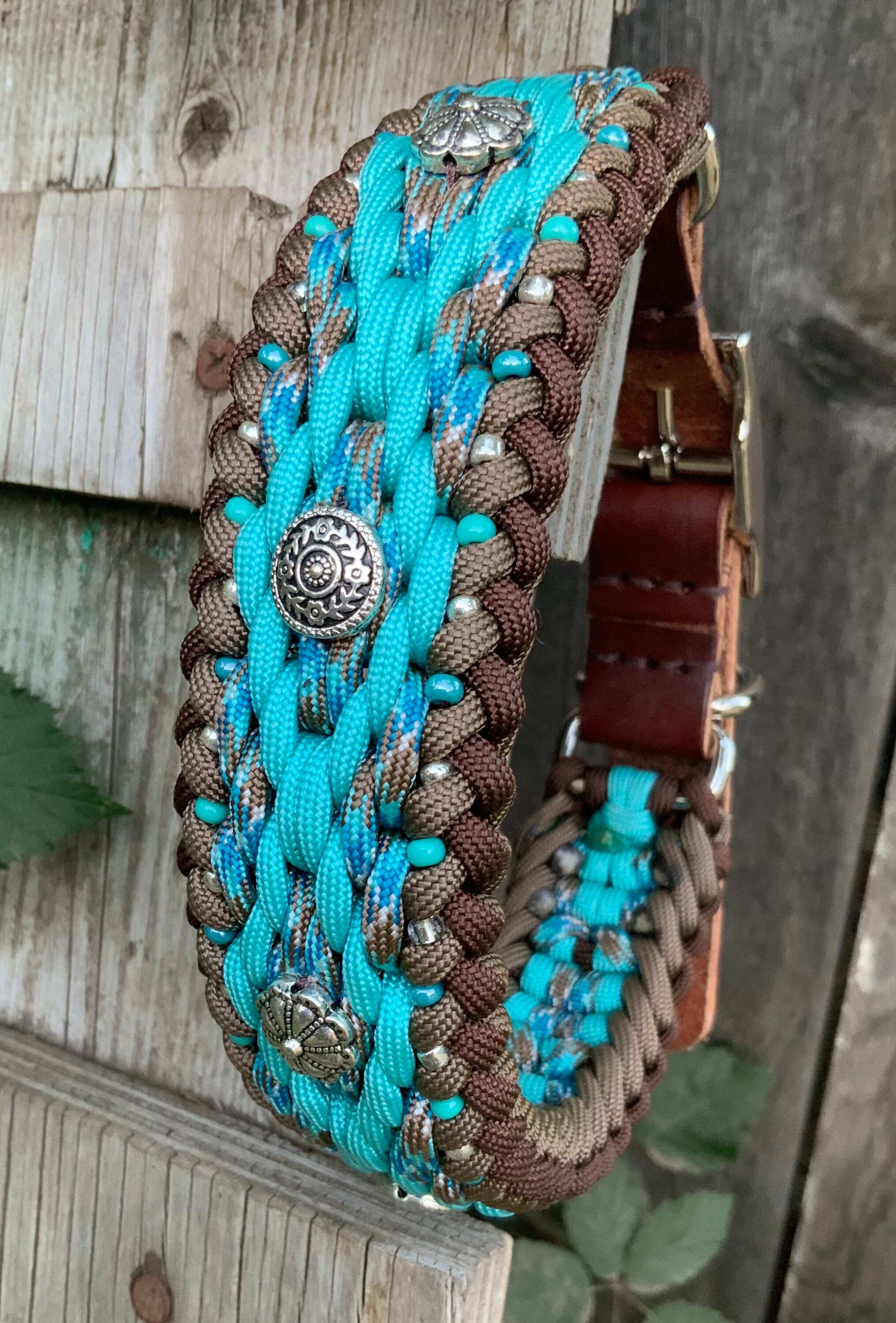 Western Beaded Dog Collar- Barrel Racer - Etsy