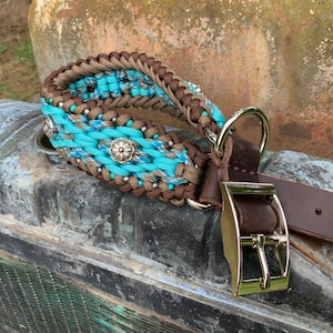 Western Beaded Dog Collar- Barrel Racer - Etsy