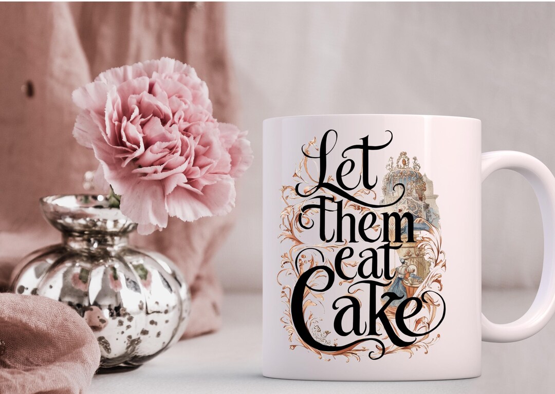 Rococo Ceramic Mug, Marie Antoinette Quote, Vintage French Tea Cup ...