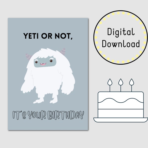 Yeti Birthday Party - Etsy