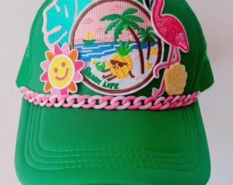 Personalized Trucker Hat With Patches, Custom Trucker Hat Patches ...