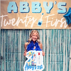 Custom Painted Banner, Birthday Banner - Etsy