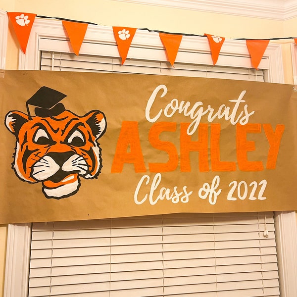 Graduation Banner Painted - Etsy