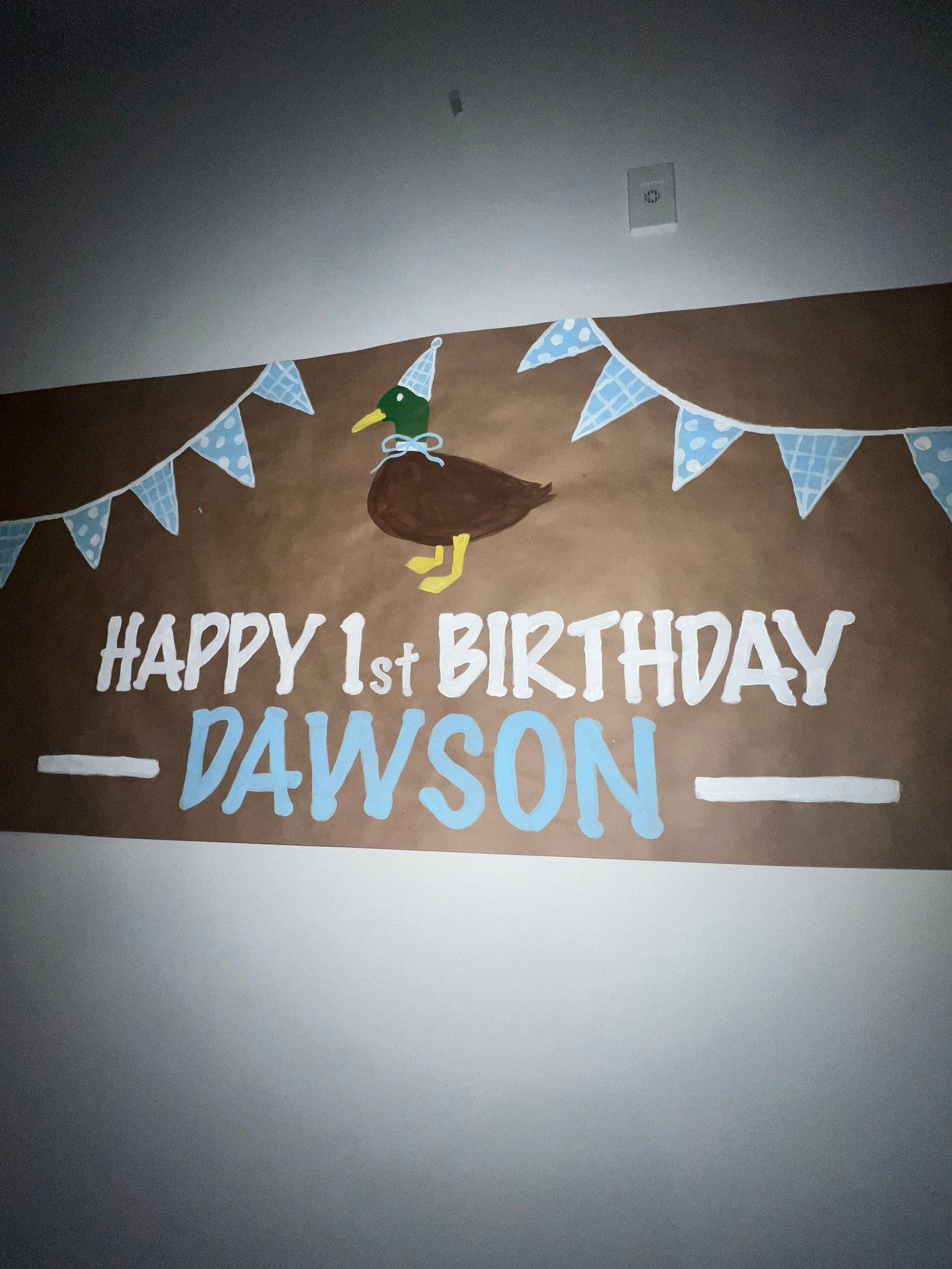 Custom Painted Banner Painted Birthday Banner - Etsy