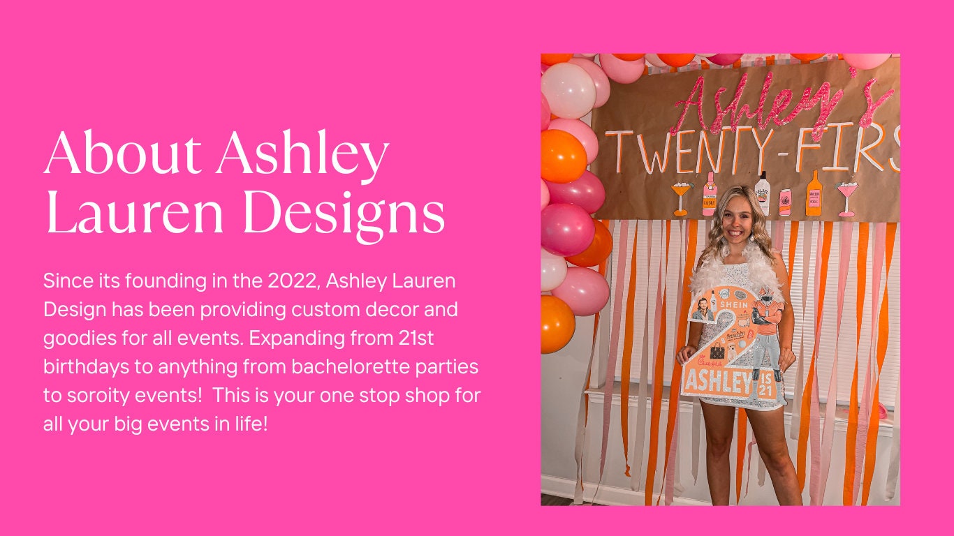 Birthday Sign With Boa 21st or Any Birthday - Etsy