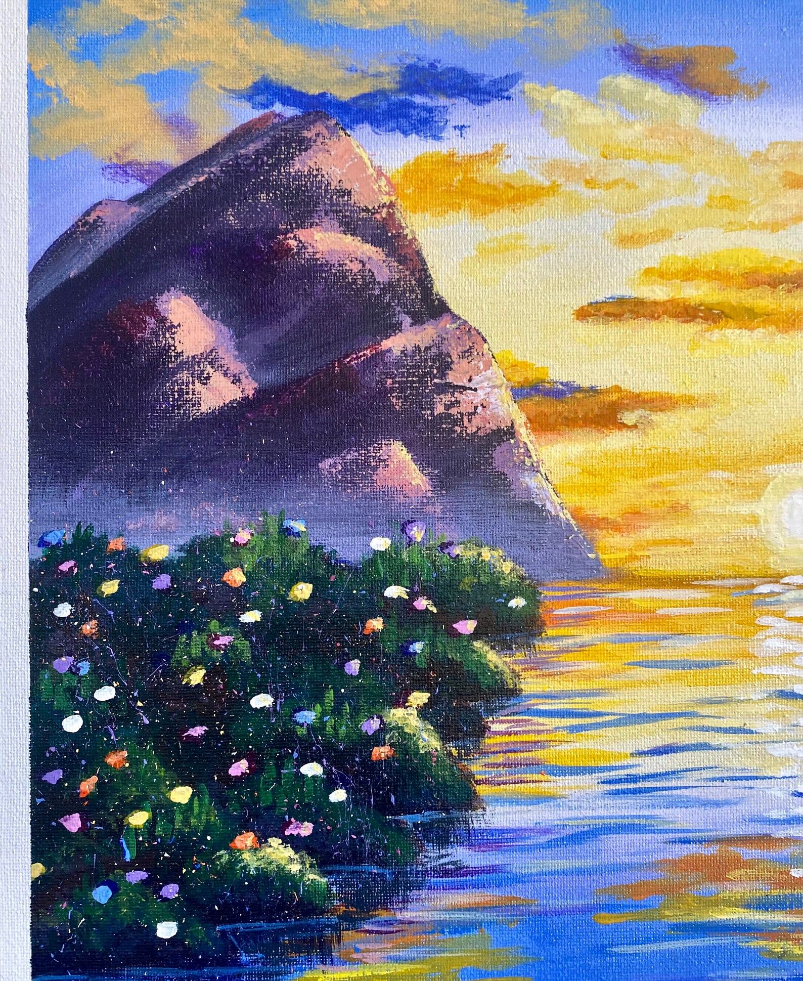 Dawn With the Swans Original Acrylic Painting - Etsy