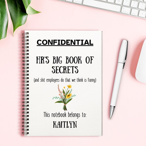 Funny Hr Notebook - Etsy
