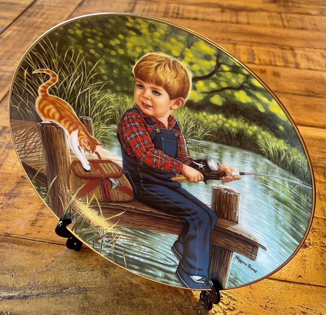 Vintage 1987 the Hamilton Collection Plates by Higgins Bond. “jeremy ...