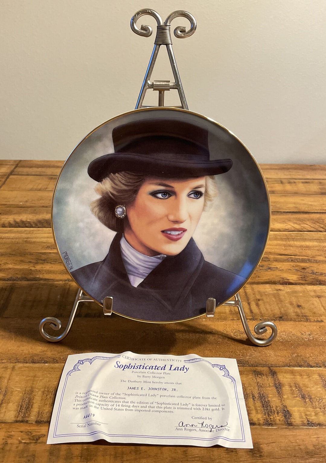1989 Danbury Mint Princess Diana Plate Collection- Sophisticated Lady ...