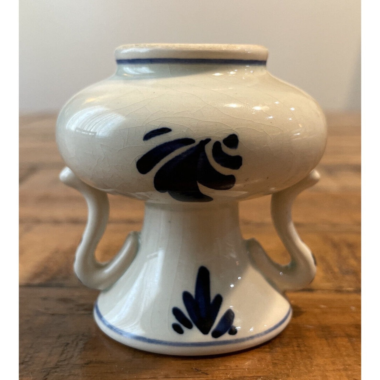 Vintage Delft Blue Ware Miniature Vase Hand Painted England. Mint ...