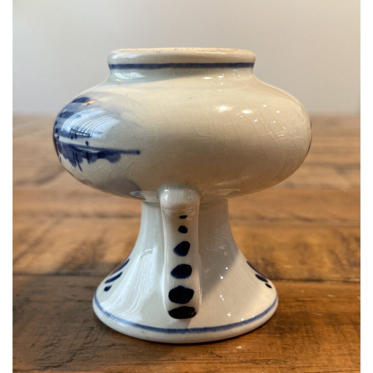 Vintage Delft Blue Ware Miniature Vase Hand Painted England. Mint ...