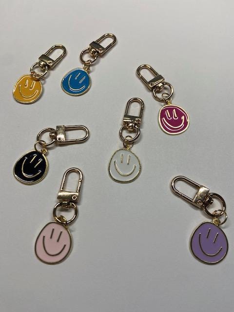 Smiley Face Cash Binder/purse Charms/keychain - Etsy