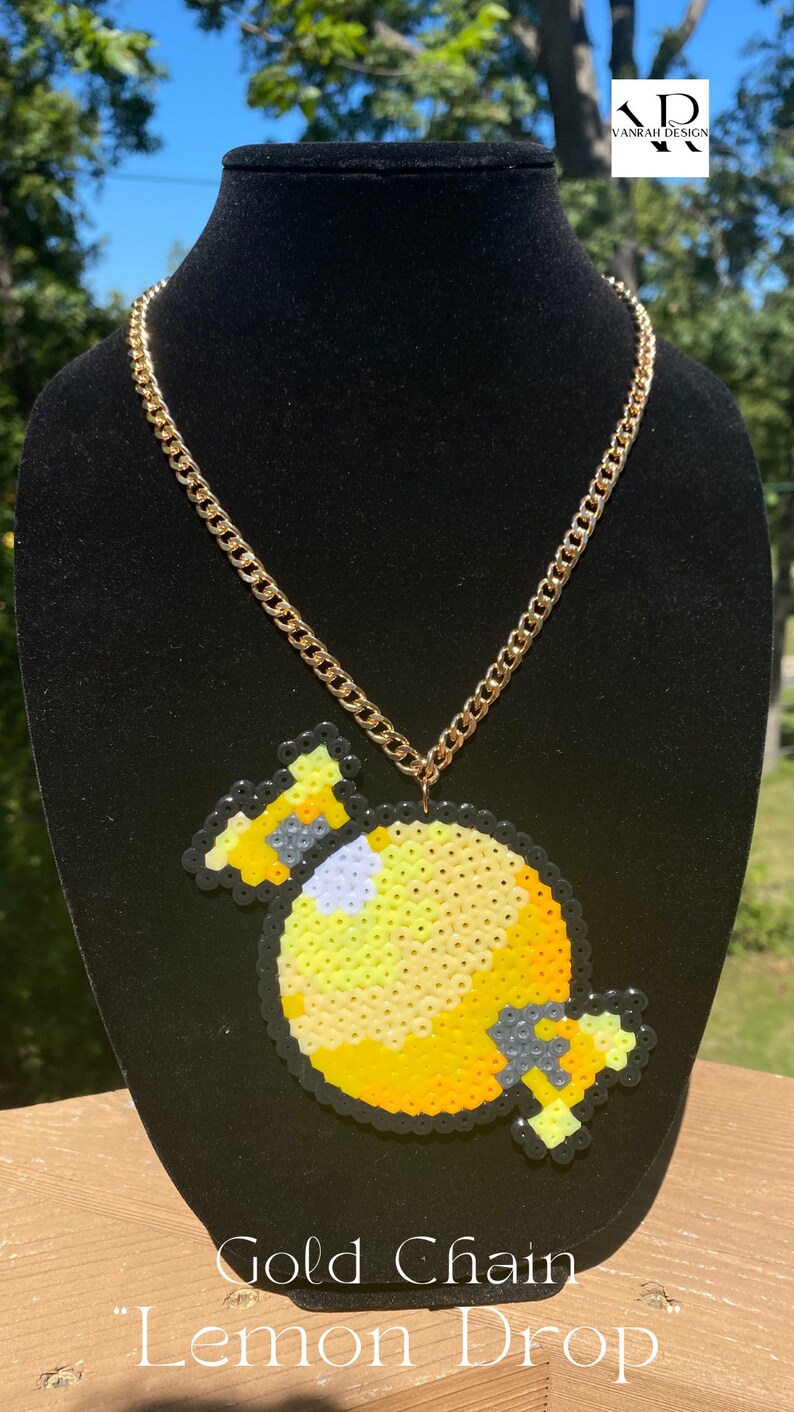 Custom Chains - Paper Foods Perler Bead Sprite - Etsy