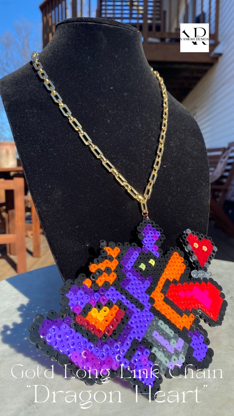 Custom Chains - Paper Villains Perler Bead Sprite - Etsy