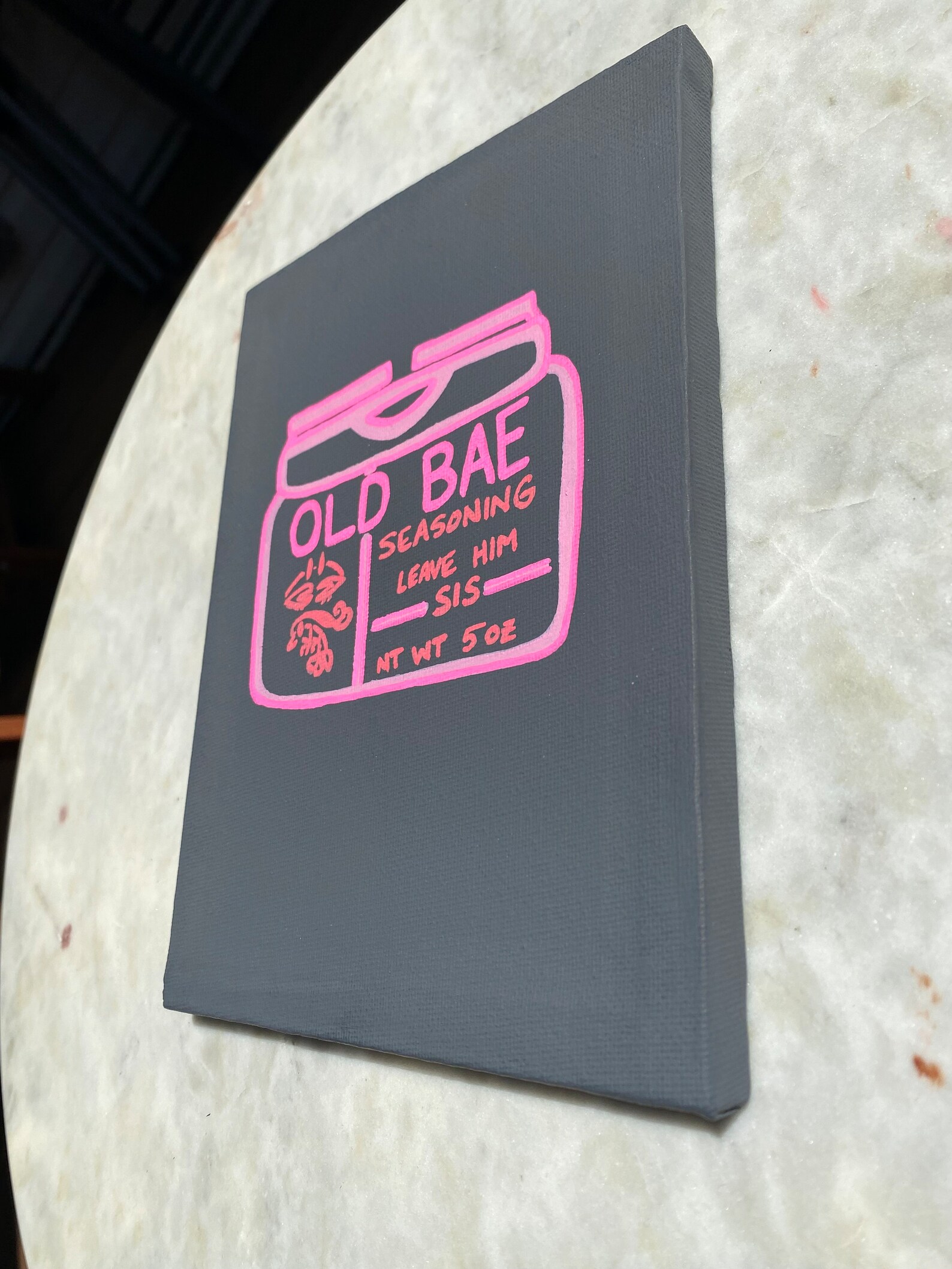 Old Bae Seasoning - Mini Canvas - Etsy