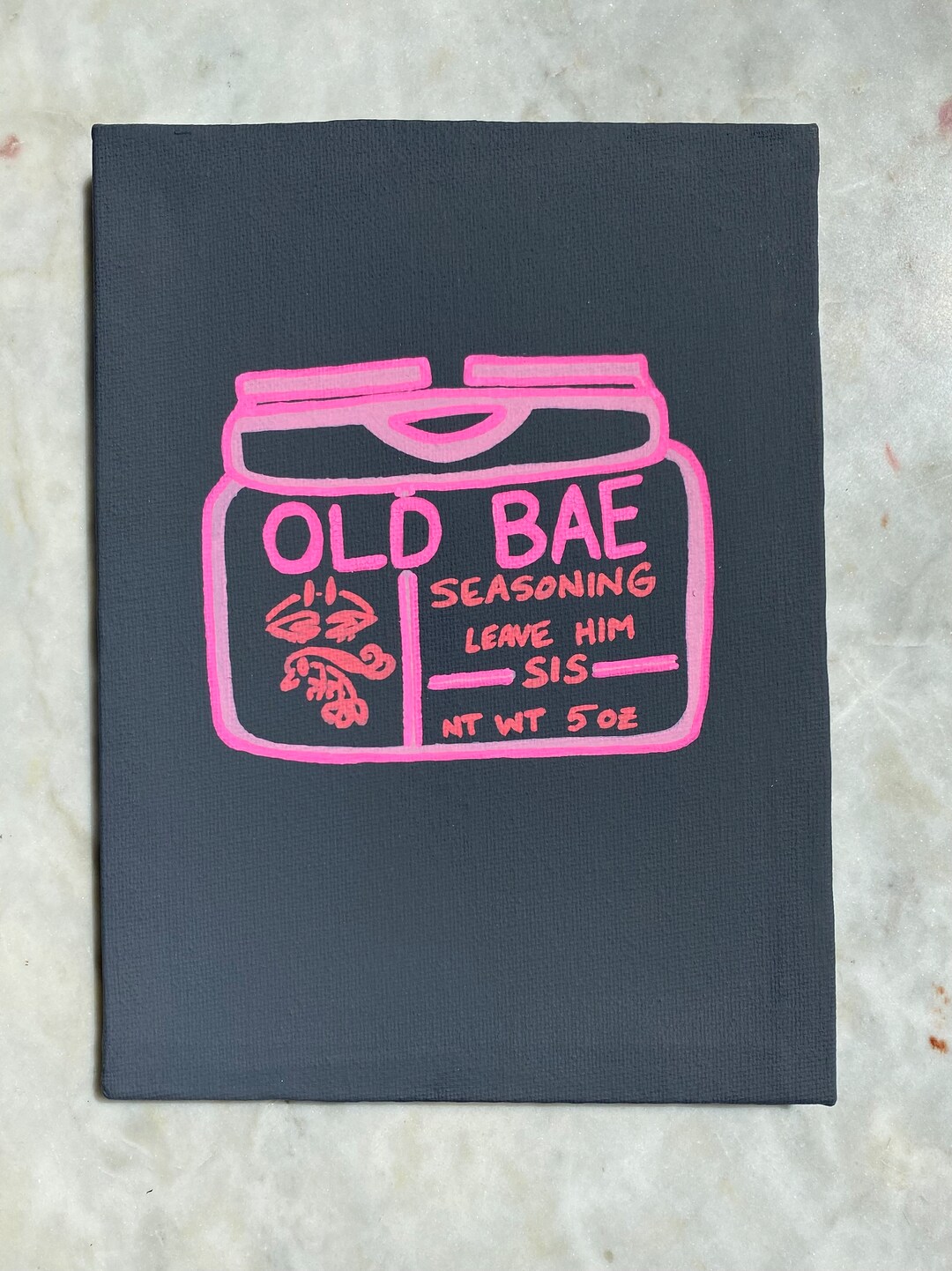 Old Bae Seasoning - Mini Canvas - Etsy