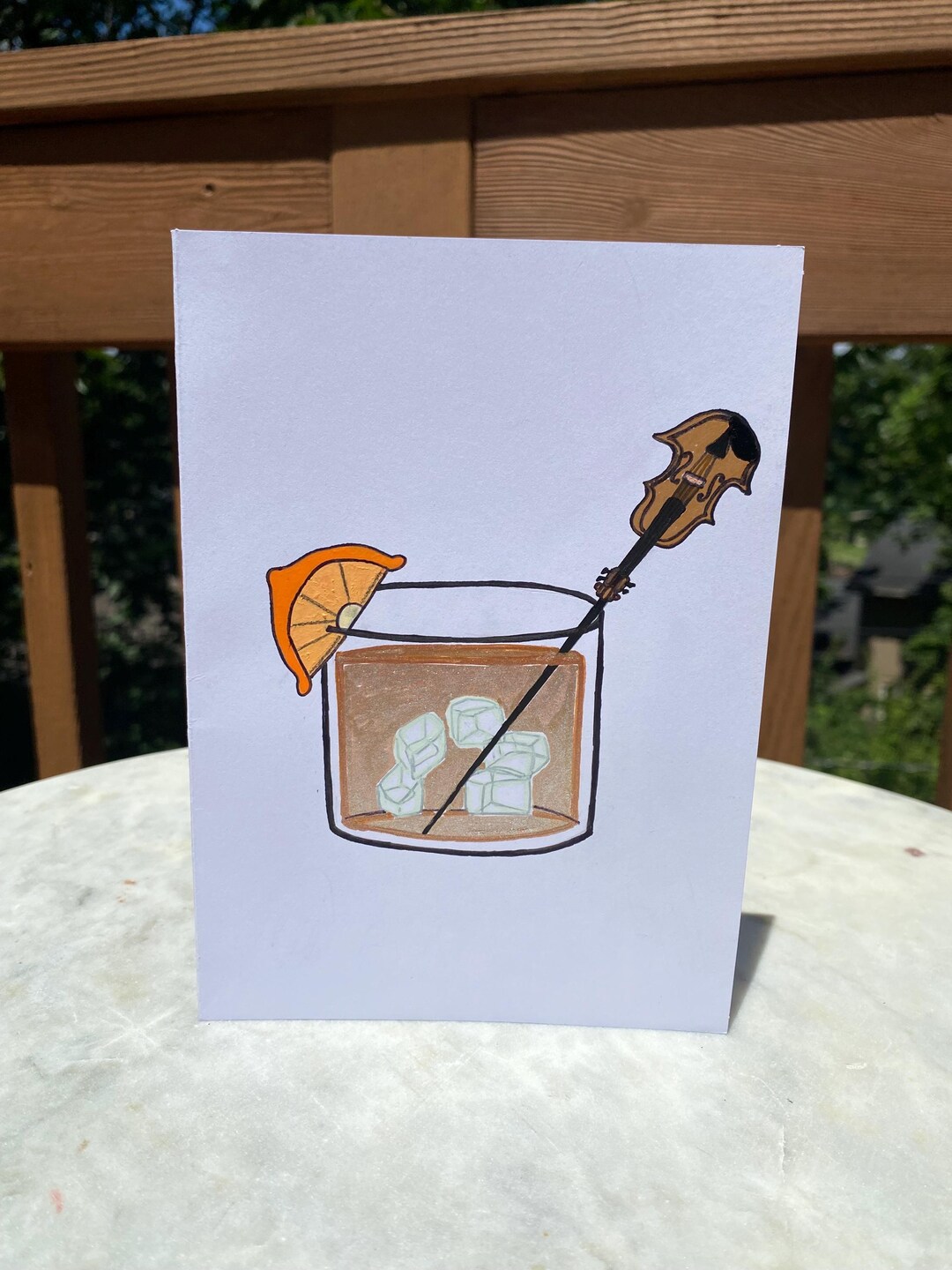 Strong Drink Forte - Greeting Card - Etsy