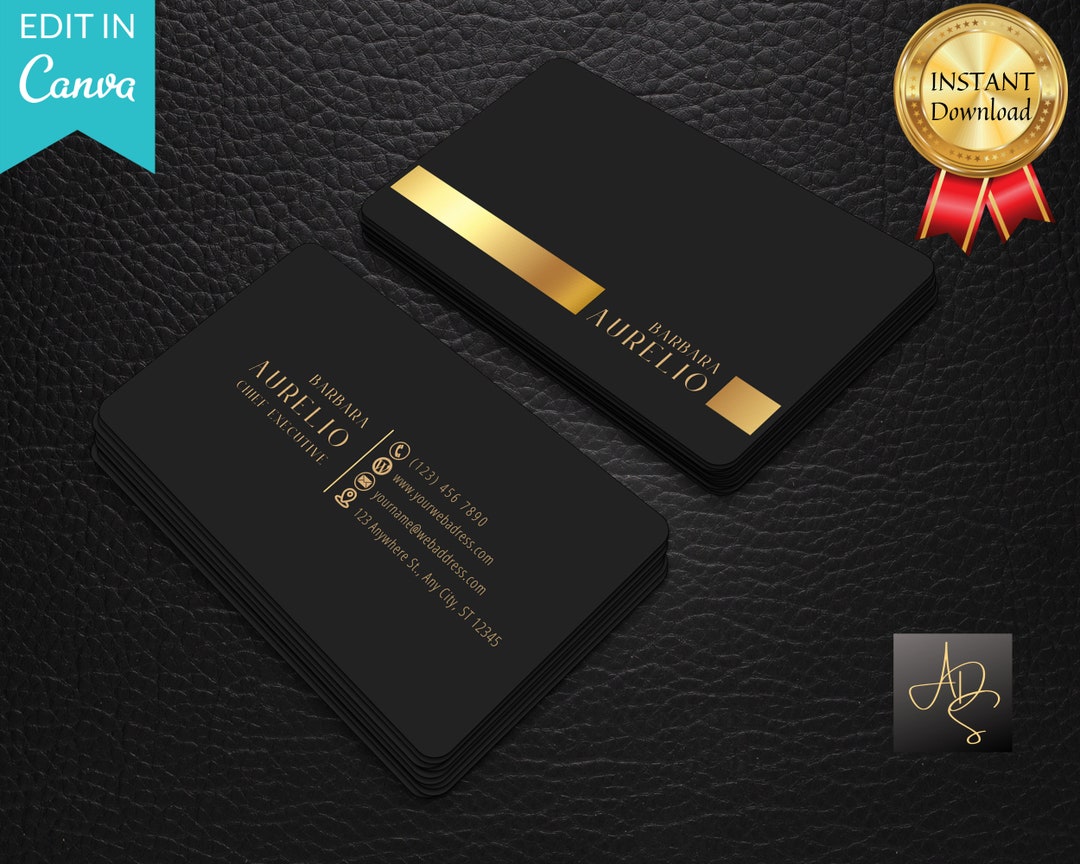 Small Business Card Template Printable Business Card Design - Etsy