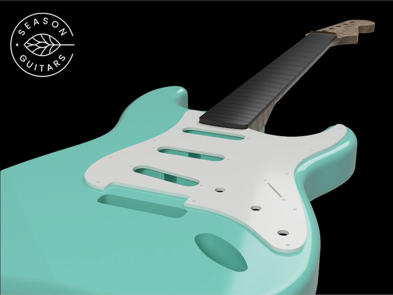 Ender Stratocaster CAD Model – CNC Template for Fusion 360 & Inventor ...