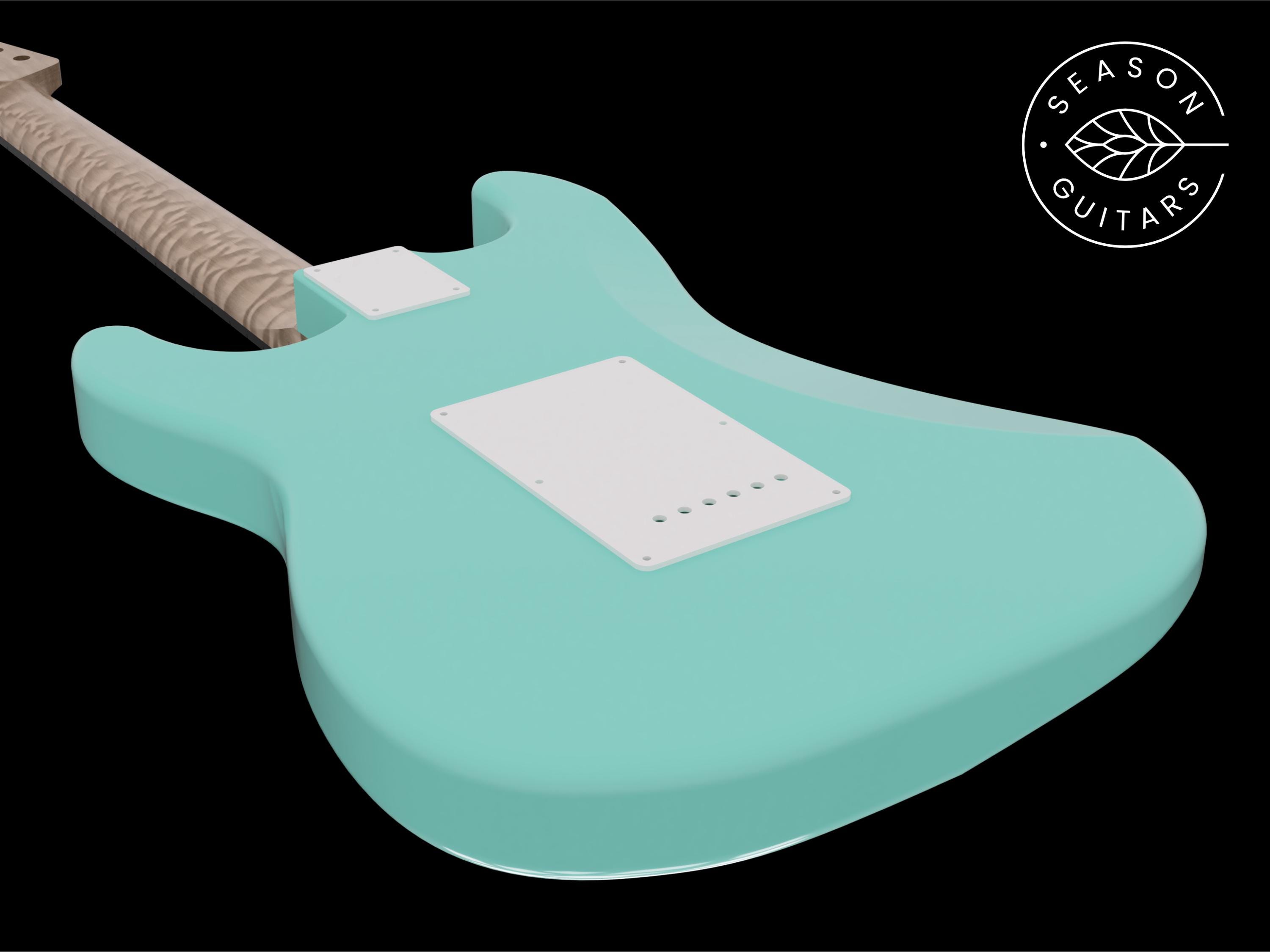 Ender Stratocaster CAD Model – CNC Template for Fusion 360 & Inventor ...