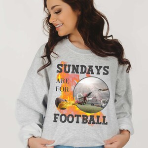 Sundays Are for Football, Football Game Day Sweatshirt, Women Men ...