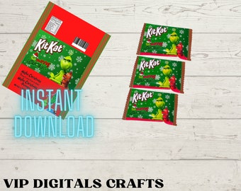 Kit Kat Bar Birthday Wrappers - Etsy