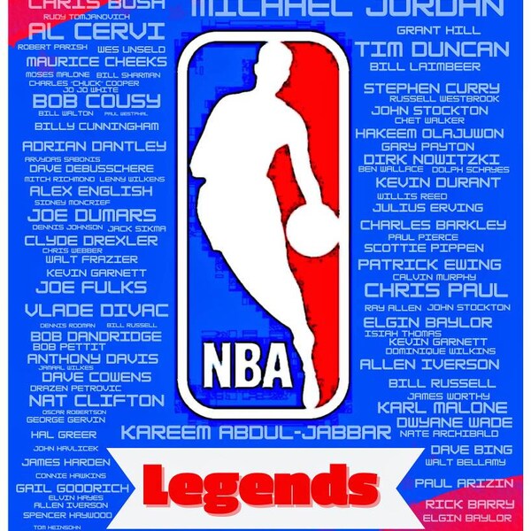 A4 Nba Poster - Etsy