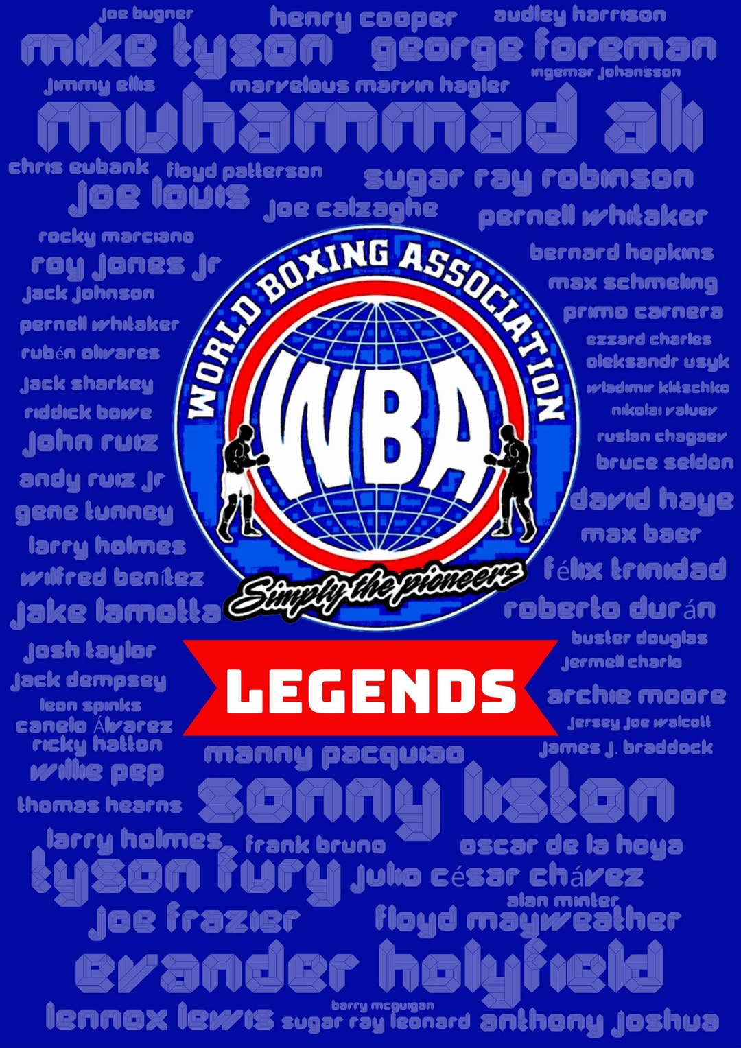 Boxing Legends A4 Glossy Poster - Etsy