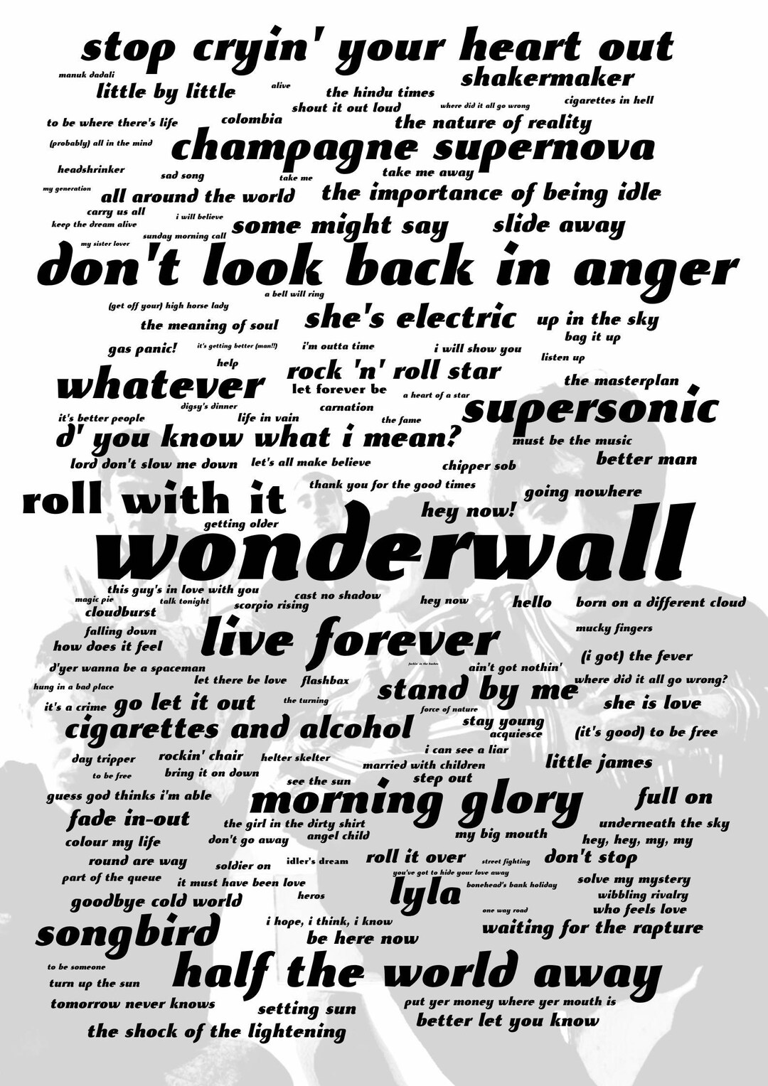 Oasis A4 Glossy Poster - Etsy