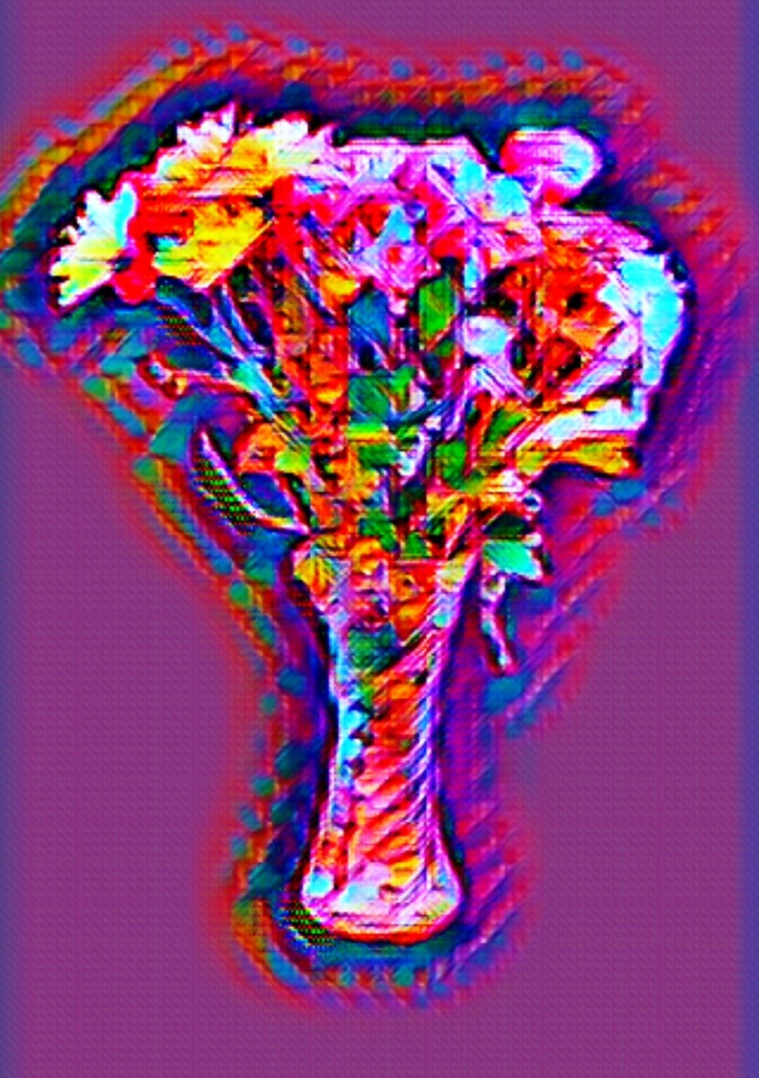 Retro Bloom A4 Glossy Poster. - Etsy