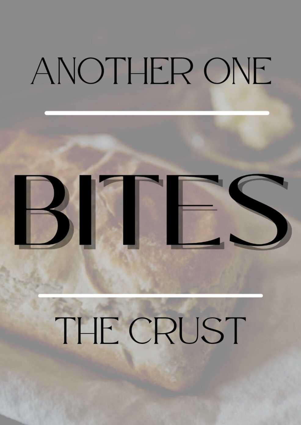 Another One Bites the Crust A4 Glossy Poster - Etsy