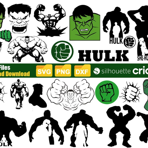 Hulk Svg - Etsy