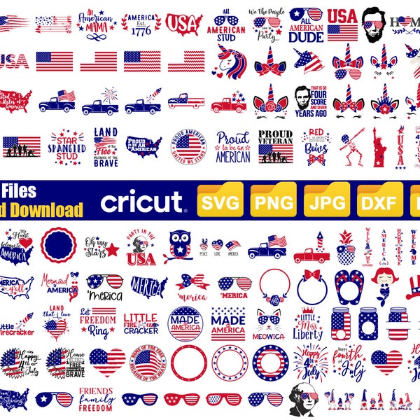 4th of July Svg - Etsy