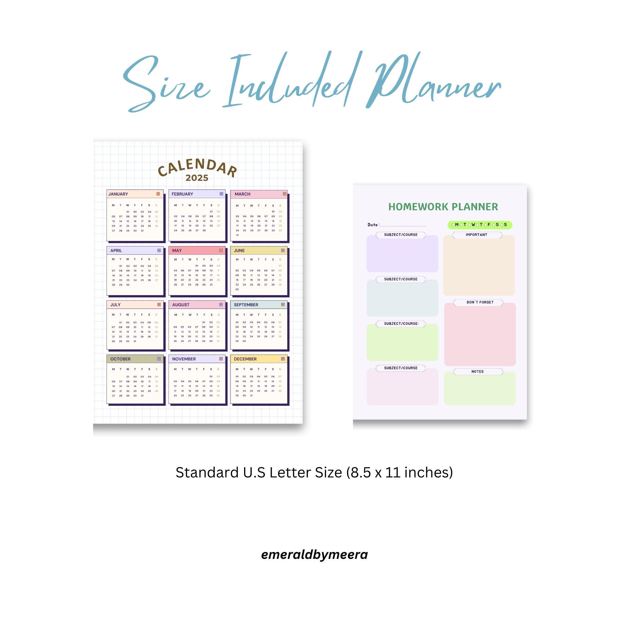 Editable 2025 Kids School Planner | Fun and Functional Homeschool ...
