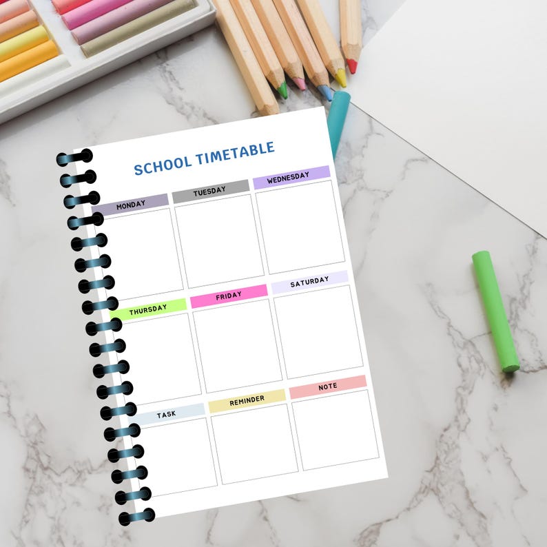 Editable 2025 Kids School Planner | Fun and Functional Homeschool ...