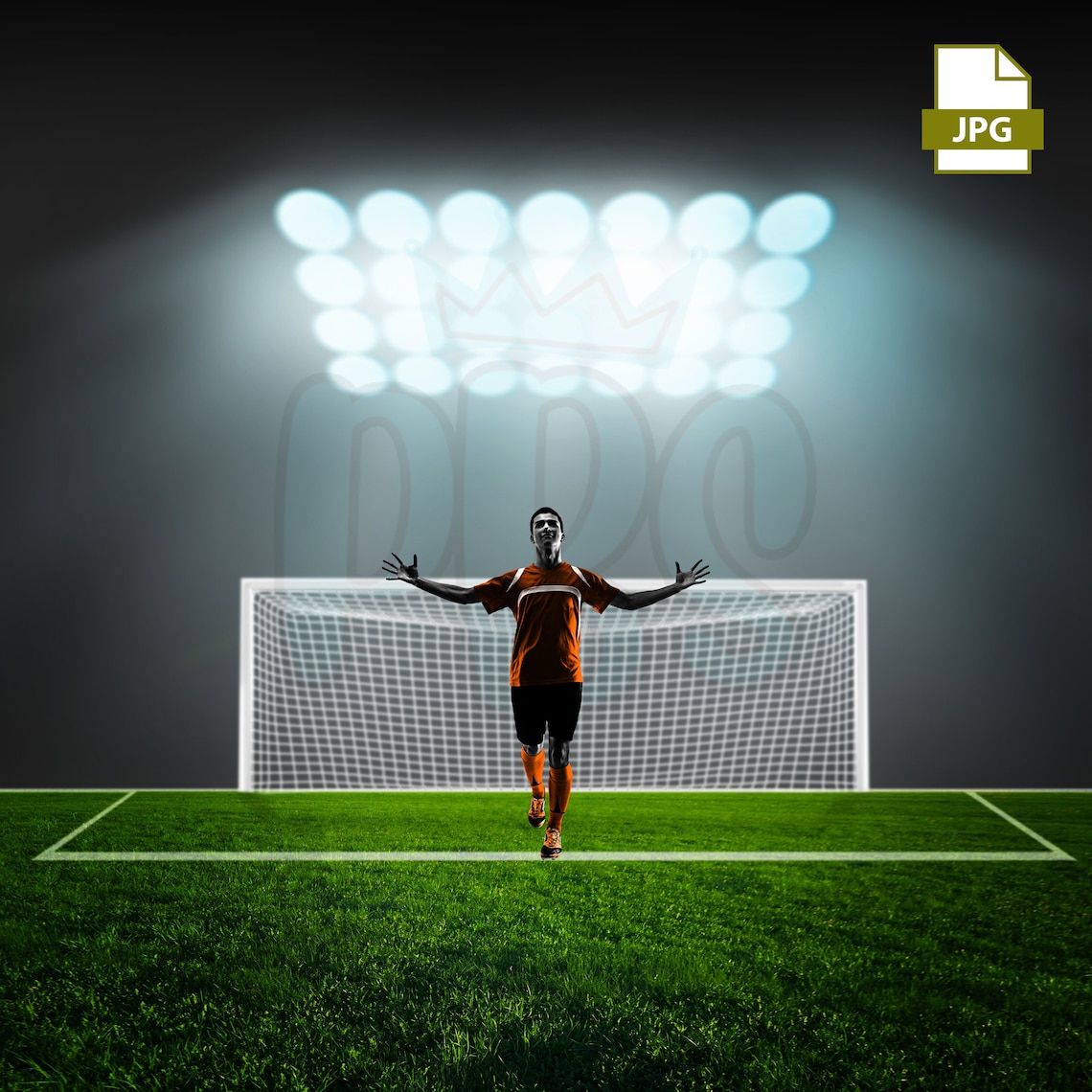 4 Soccer Digital Backgrounds JPG - DIGITAL DOWNLOAD| Football Backdrop ...