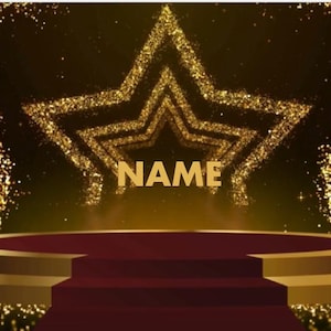 Award Ceremony Introduction Slide Powerpoint | Stars Animated ...