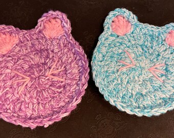 Crochet Cat Face - Etsy