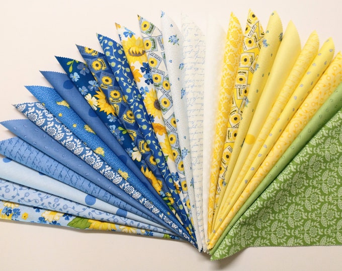 Newly Released! Sunny Skies Fabric Stacker: Jill Finley for Riley Blake ...