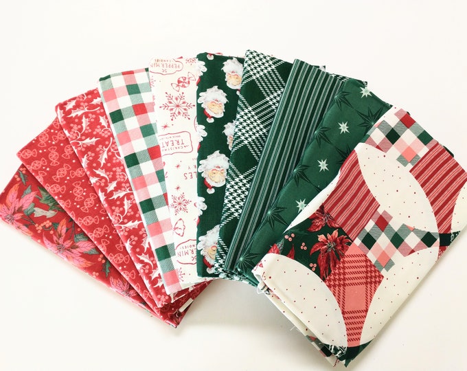 New Release! Merry Little Christmas Vintage Look Christmas Fabric for ...