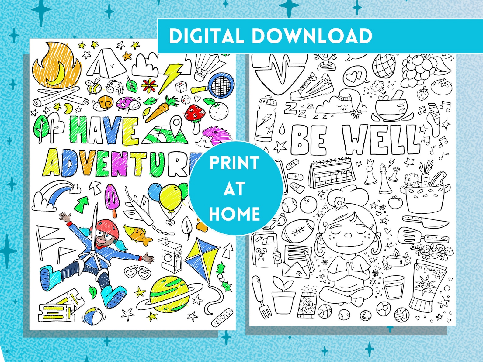 Girlguiding Theme Award Colouring Pages | Rainbows, Brownies, Guides ...